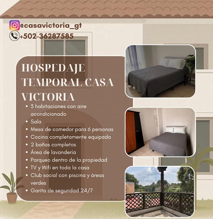 Casa Victoria Alojamiento Céntrico En Escuintla - Escuintla