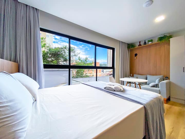 Ap 2p Com Piscina E Coworking – 10 Min Oktober - Blumenau