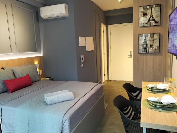 Studio Conforto, C/ Academia, Piscina E Próx Metrô - Liberdade