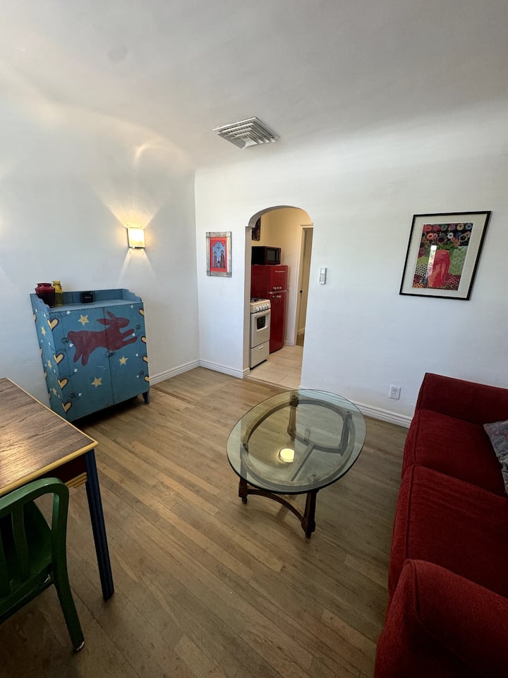 Tiny Red Fridge, Big Downtown Vibes - Albuquerque, NM