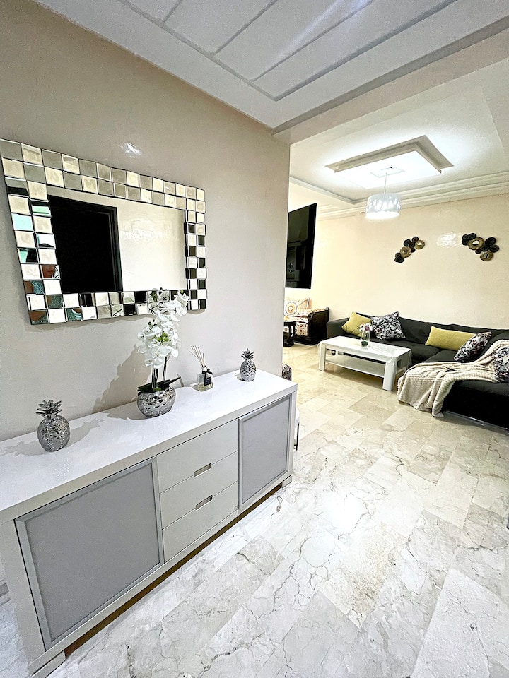 Grand Appart 8 Pers, Vue Ville, Proche Hassan Ii - الدار البيضاء