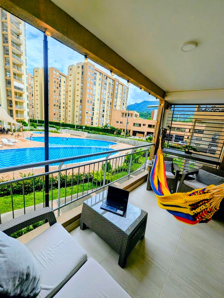 Lindo Y Moderno Apartamento Con Piscina Y Jacuzzi - Villeta