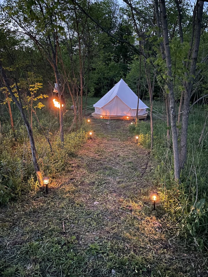 Vineyard Yurt - Laurel Ridge State Park, Rockwood