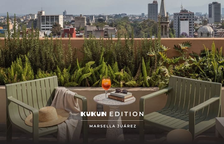 Marsella, A Kukun Edition | 1br Balcony - Mexico City International Airport (MEX)