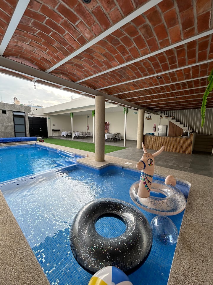 Terraza Con Alberca Y Alojamiento - Tonalá