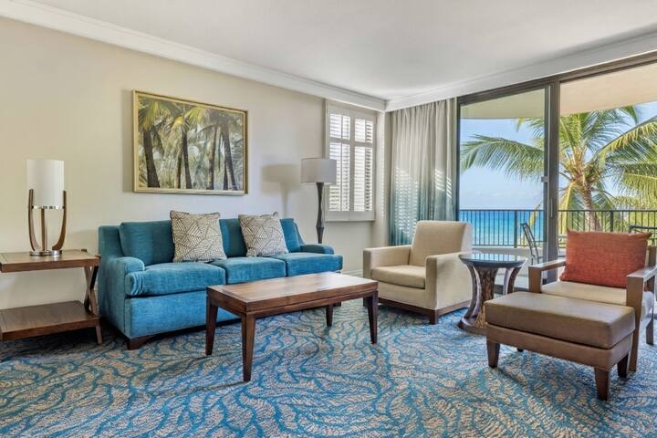 2br Oceanfront View | Hilton Lagoon Tower - Honolulu, HI