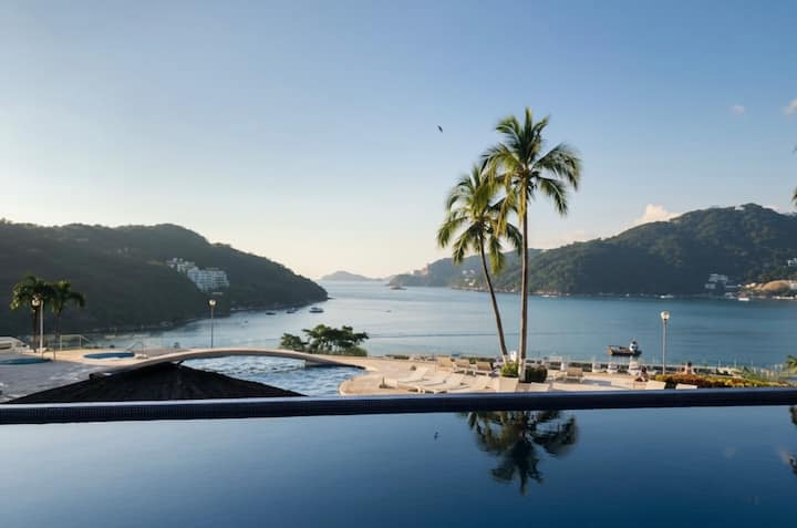 Departamento Acapulco Diamante Vista Playa Mar - Acapulco