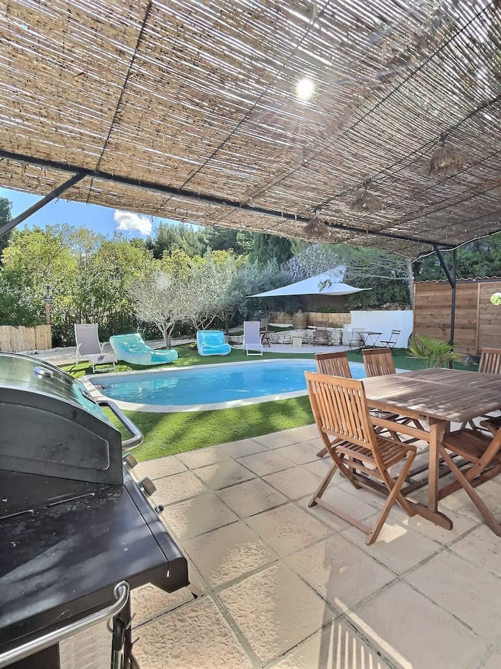 Villa Haut De Gamme - Piscine, Pétanque Et Confort - Venelles