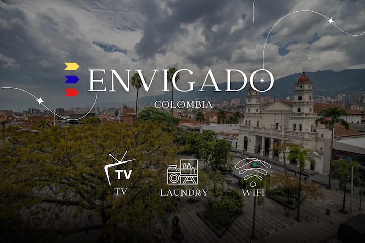 New Apt+parking+wifi+laundry+work ÁRea @Medellin - Itagüi