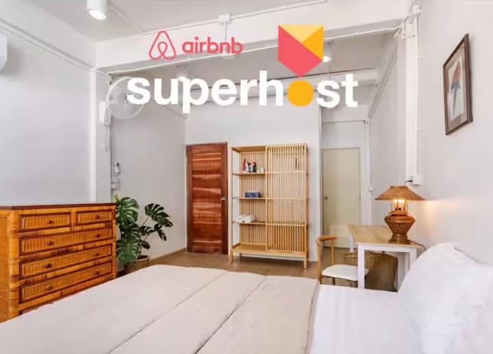 Terraced Modern Sathon Apt Near Streetfood & Bts. - Bangkok