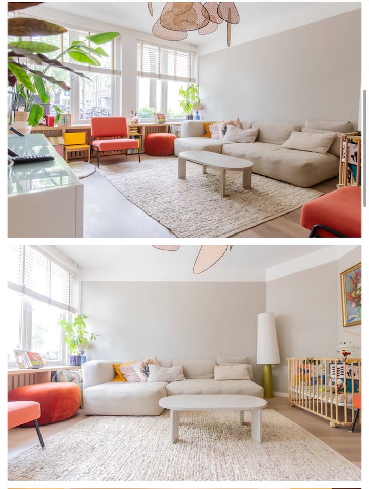 Charmant Appartement Met Zonnige Tuin In Oost - Amsterdã