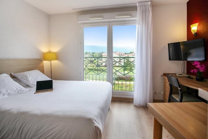Studio Cosy Résidence 4* Au Centre Ville. - Divonne-les-Bains