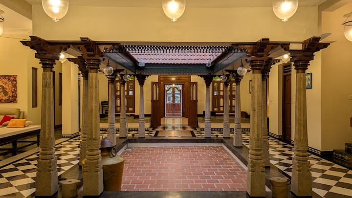 Beautiful Chettinad Style Room In Karaikudi - Karaikudi