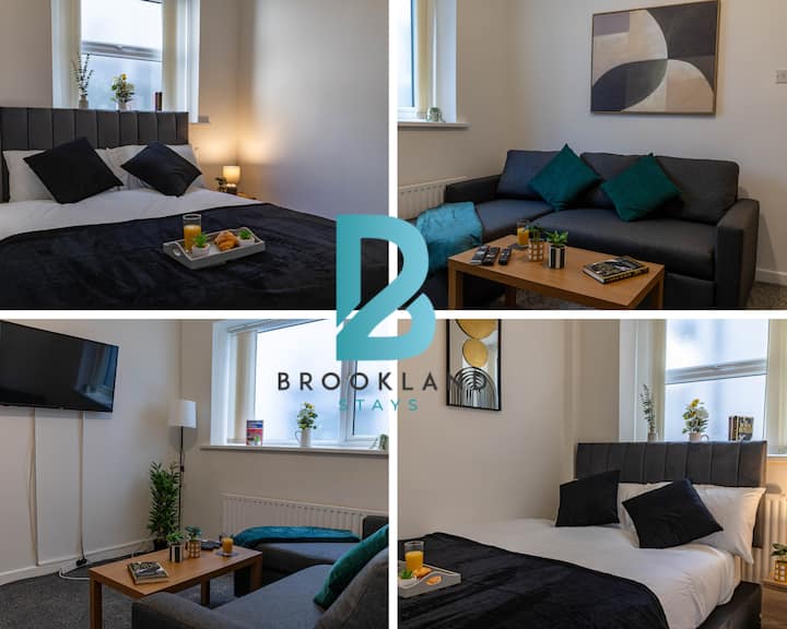 1-br Flat In Blackpool | Free Wi-fi, Kitchen - Poulton-le-Fylde