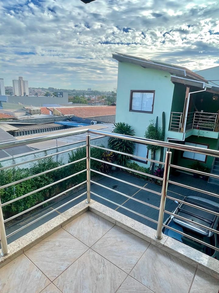 Quarto Triplo Solteiro - Vila Solar Hotel - Limeira