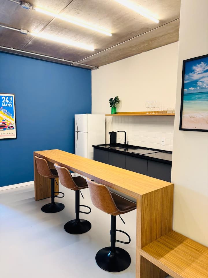 Studio Novo, Espaçoso E Completo! - Campinas