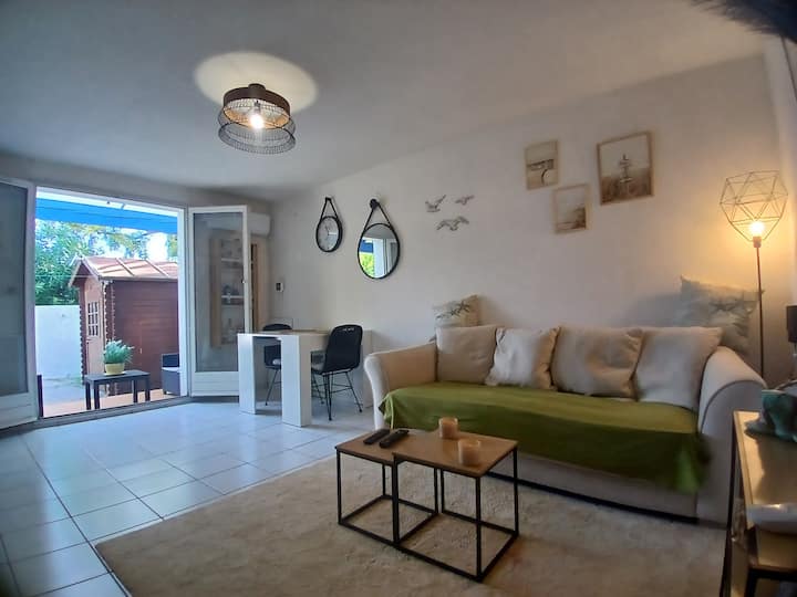 Petite Maison : Cosy à 500m De La Mer Et Lumineuse - Torreilles