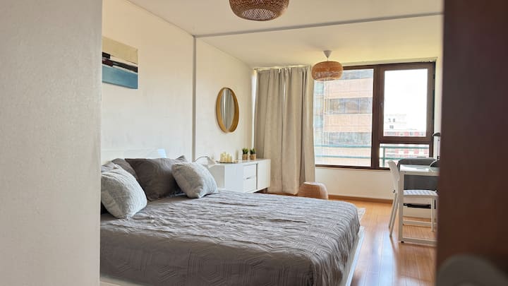 Providencia Bohemia/cama King/metro/todo Cerca - Providencia