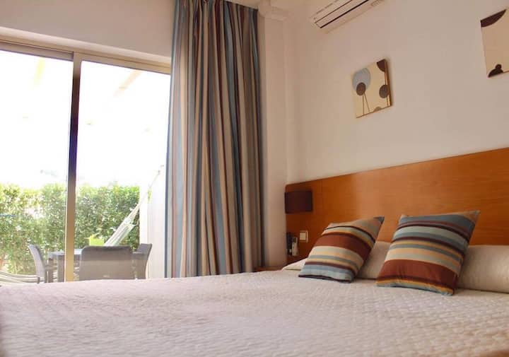 Acolhedor Apt Em Hotel 3* | 5 Min Praia C/piscina - Monte Gordo