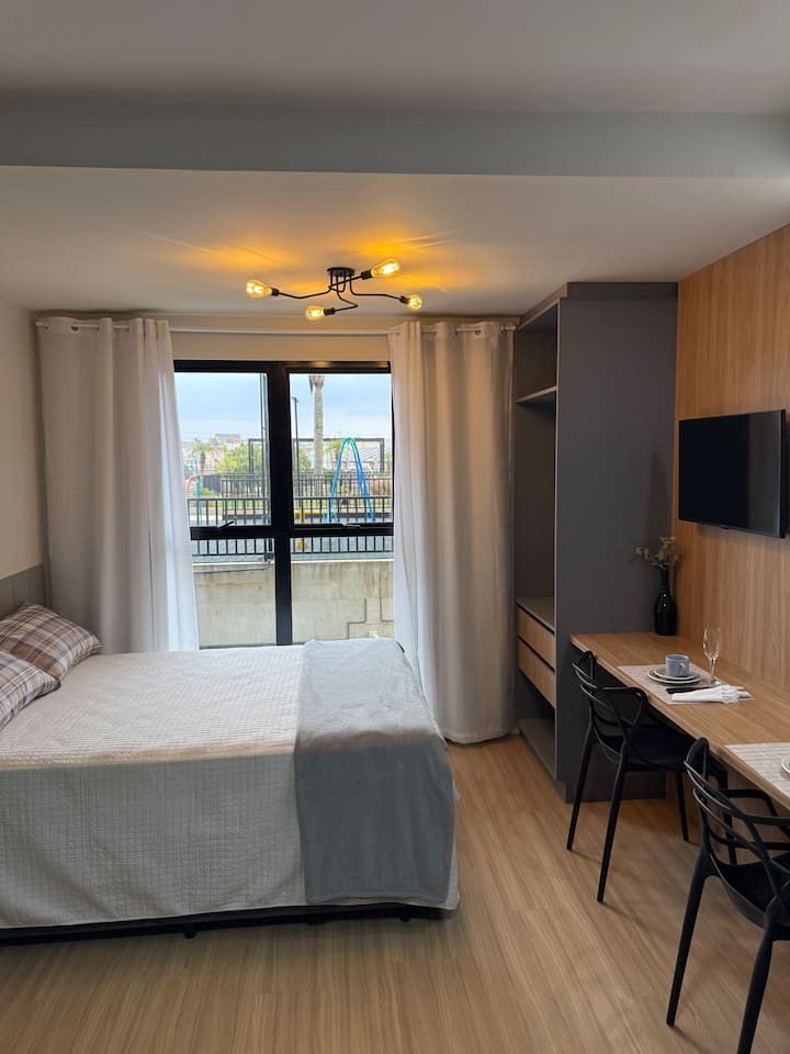 Studio Aconchegante, Moderno E Completo. - Ponta Grossa