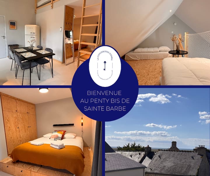 Appartement-sainte Barbe-4 Pers-plage-surf-vélos - Plouharnel