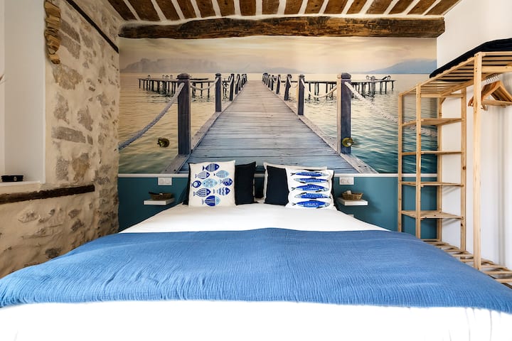 La Sanverine: Chambre Duplex Bord De Mer, Privée - Vence