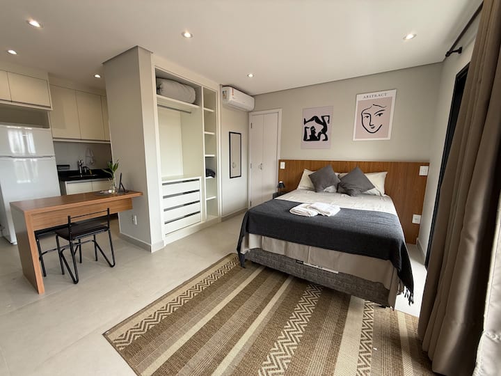 Flat 107: Região Central, Moderno E Aconchegante - Holambra