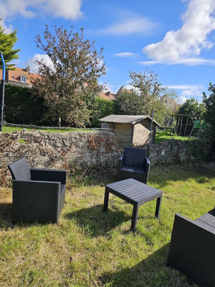 Cosy Appartement 45m2 Vu Et Accès Jardin Commun - Le Portel