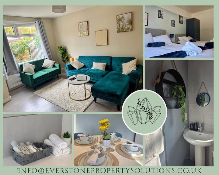 Stylish 3-bed Home +Parking - Ideal For Long Stays - Leeds