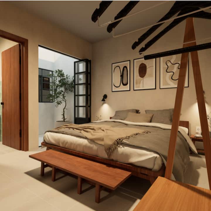 Pequeño Loft Nuevo Con Baño En Santo Domingo - Oaxaca