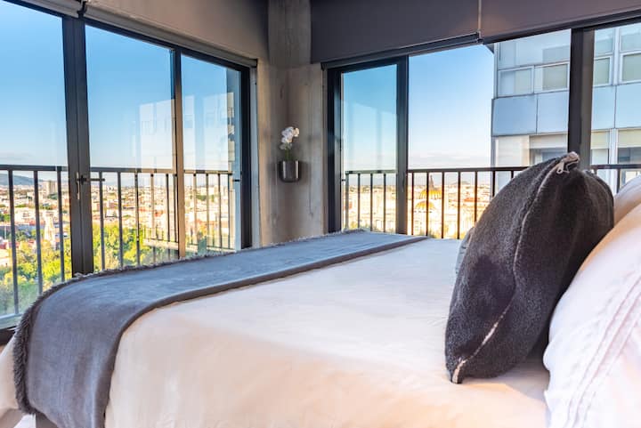 Modern Studio Downtown W/ Amazing View & A/c - Mexico City