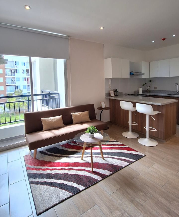 Moderno Apartamento De Estreno / Aa/ Wifi/ Piscina - Piura