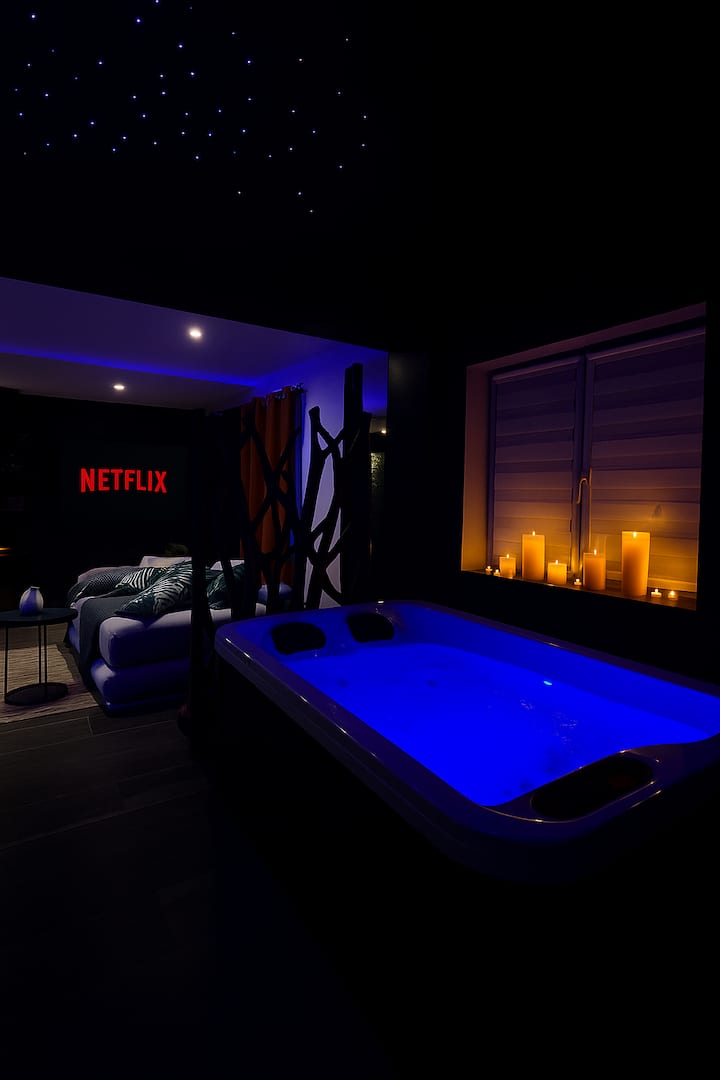 Suite Privée Jungle Spa - Jacuzzi - Sauna - Mouscron