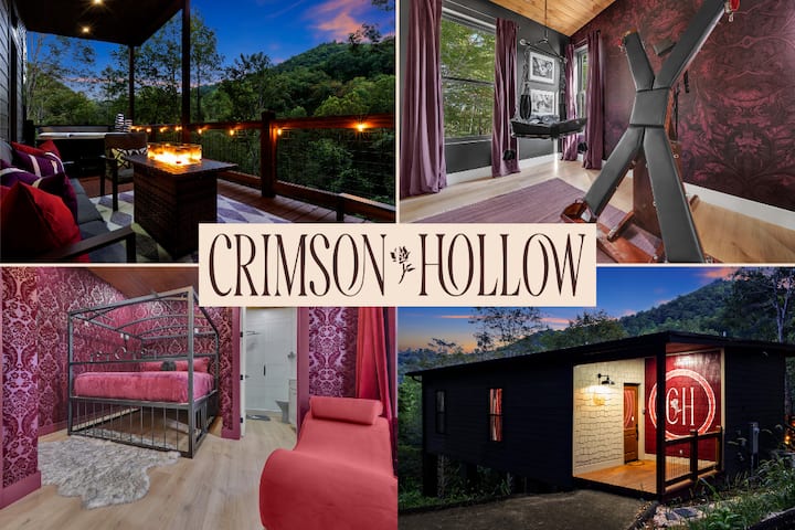 Crimson Hollow – Adult Themed Cabin, Privacy - Townsend, TN