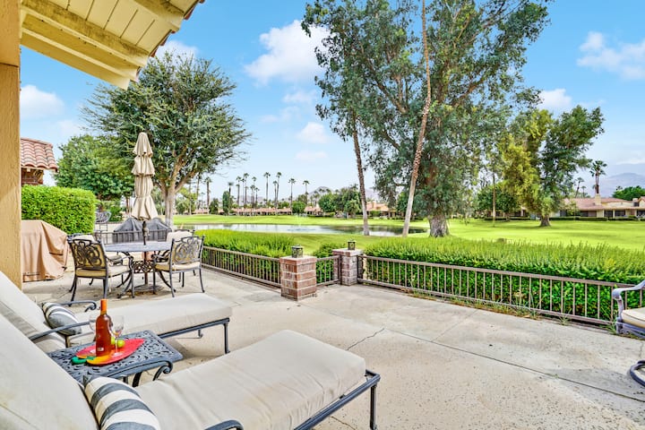 Desert Horizon: Scenic Pond View With Patio & Bbq - Rancho Mirage, CA