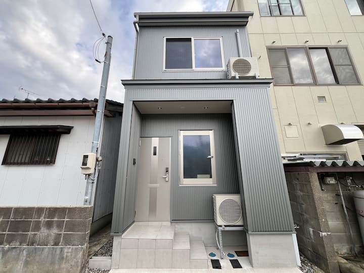 福井駅徒歩20分!フェニックスプラザ徒歩7分!寝室2部屋・最大5名ok 新築・セルフチェックイン - Fukui