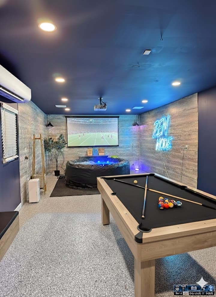 Central2br Home/nexplayground/indoor Hottub/arcade - Rockford