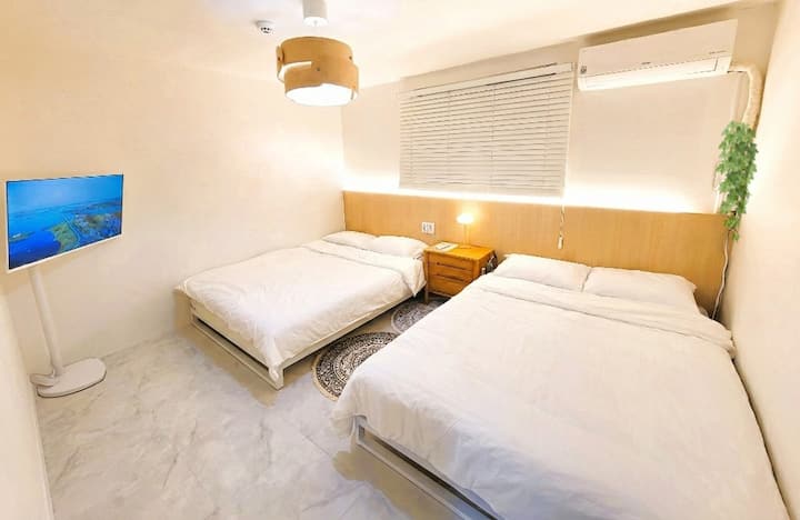 무료주차/3룸/4베드/kspo/올림픽공원/롯데월드/아산병원/공항버스 1분거리/광화문40분 - 하남시