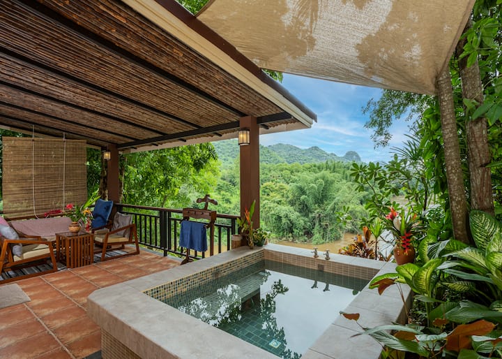 River View Onsen Villa • Private Hot Spring - Sai Yok