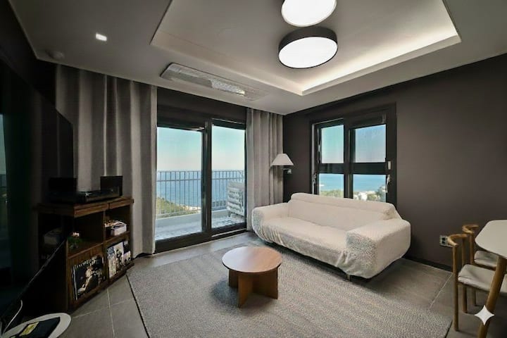 Od4)25-1]#최신시설레지던스#초고층오션뷰#인테리어리뉴얼#방2#화장실2# - Busan