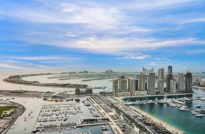 1br 42nd Floor Palm Jumeriah & Sea View- 5 Sleeps - Dubai Marina
