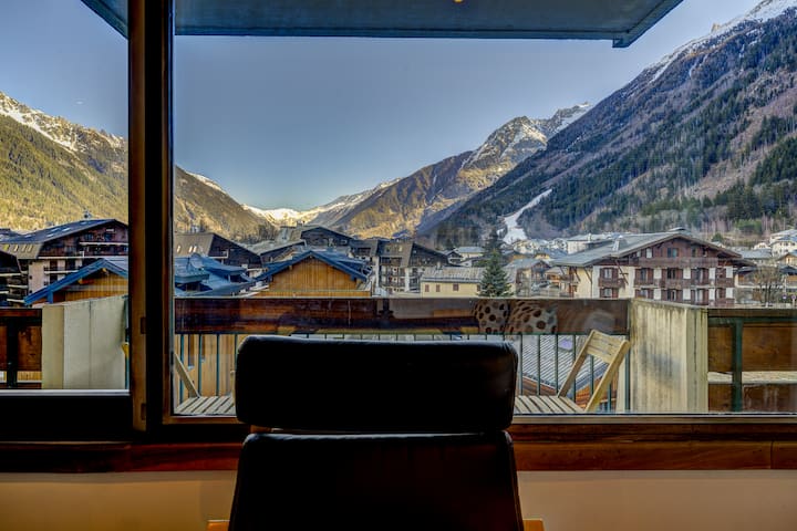 Centre | Balcon | Parking | Vue | Rue Commerces - Chamonix-Mont-Blanc