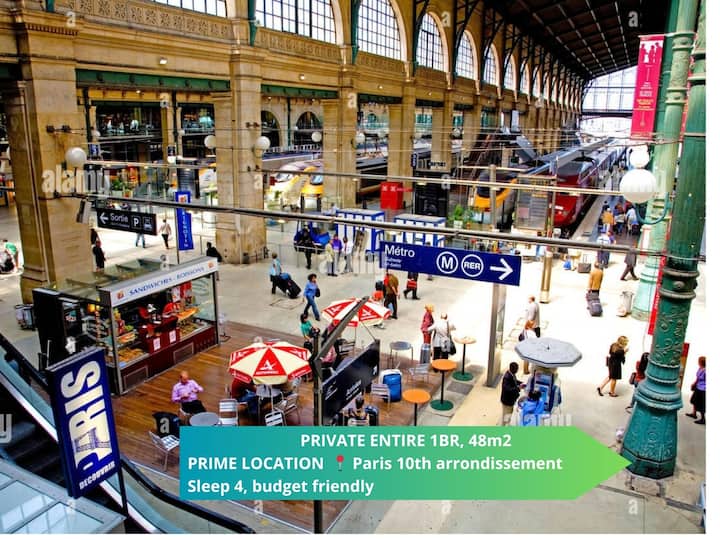 Private Flatℹ️paris Centerℹ️gare Nord/montmatre - Stade Rolland Garros