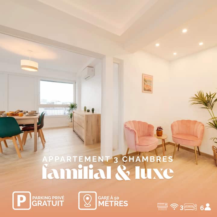 (Nouveau) Grande Suite 6 Personnes Avec Parking - Nancy