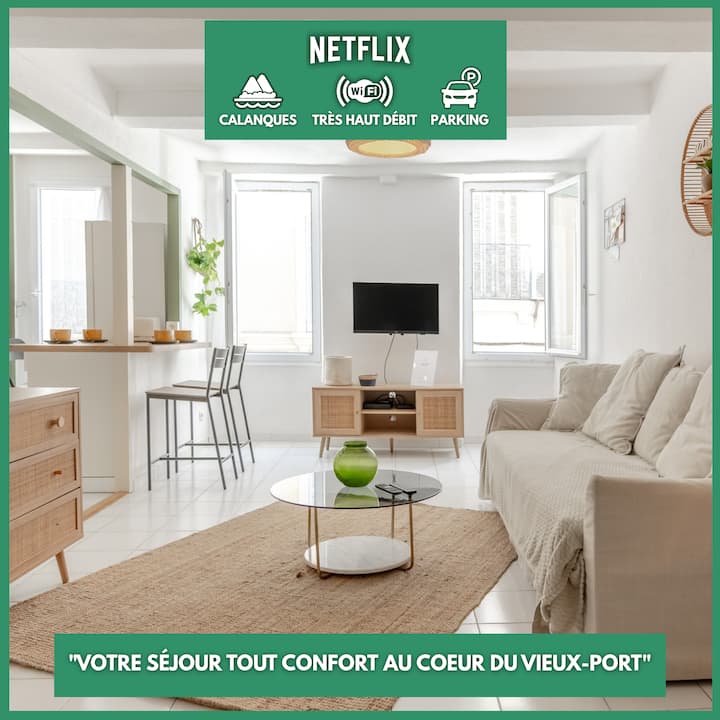 L'ecume Du Port : T2 Cœur De Ville | Mer & Parking - La Ciotat