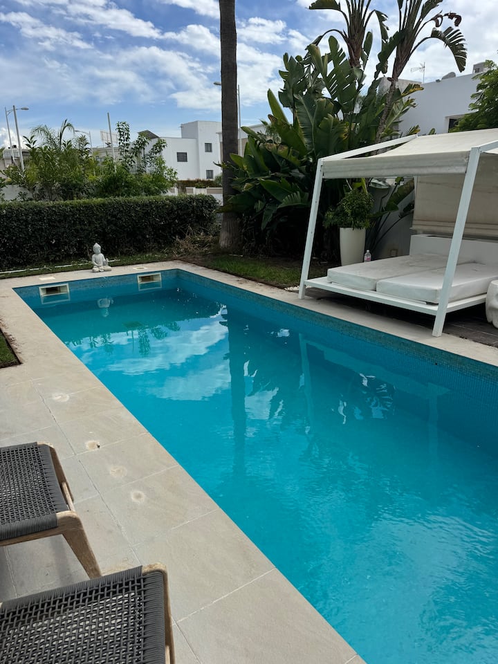 Rez De Chaussée De Villa Avec Piscine - Tunis