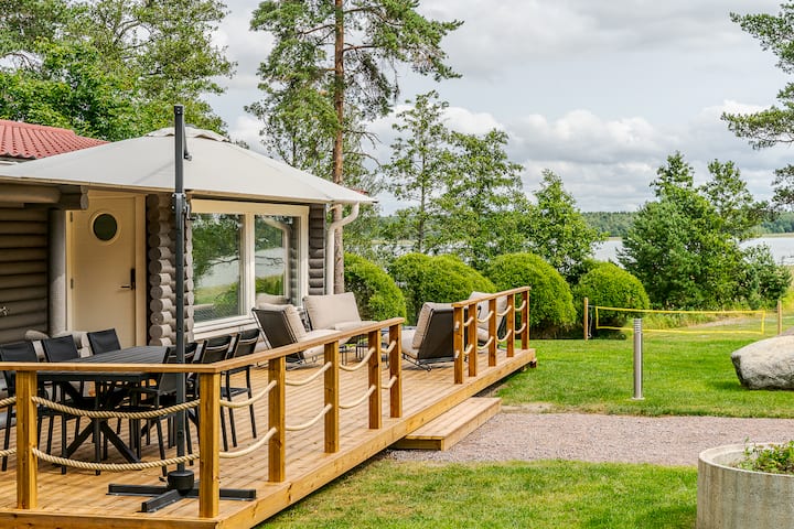 Laadukas Merenrantamökki Huippusijainnilla! - Naantali