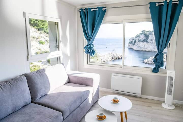 Le Cabanon – 2 Chambres, Terrasse Et Vue Mer - Marseille