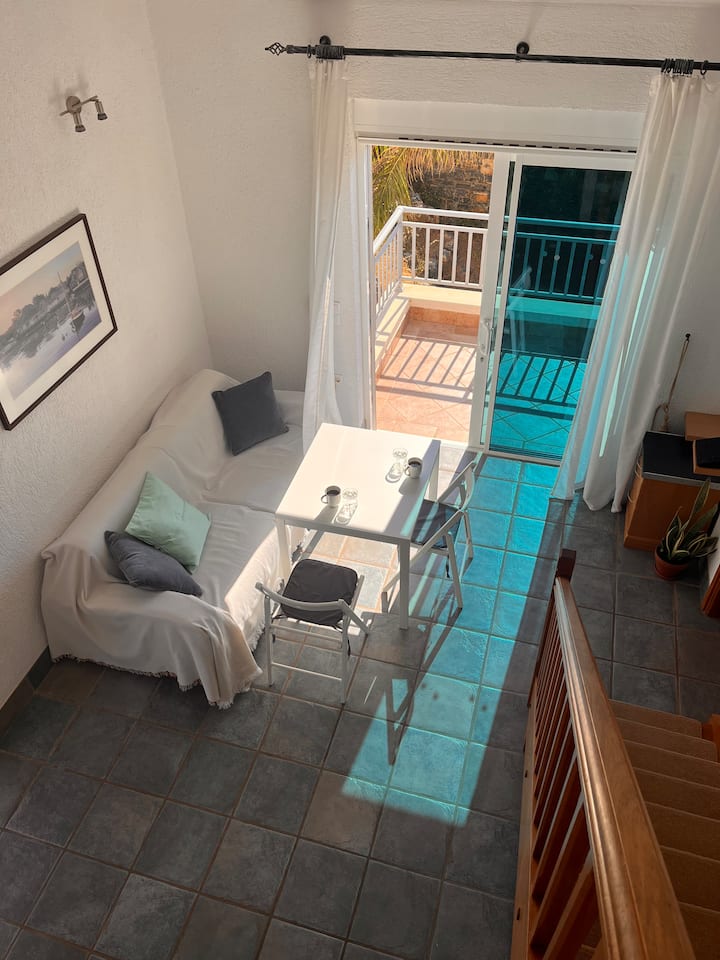 Seaview Duplex | Large Terrace | Walk To Beach - Elounda