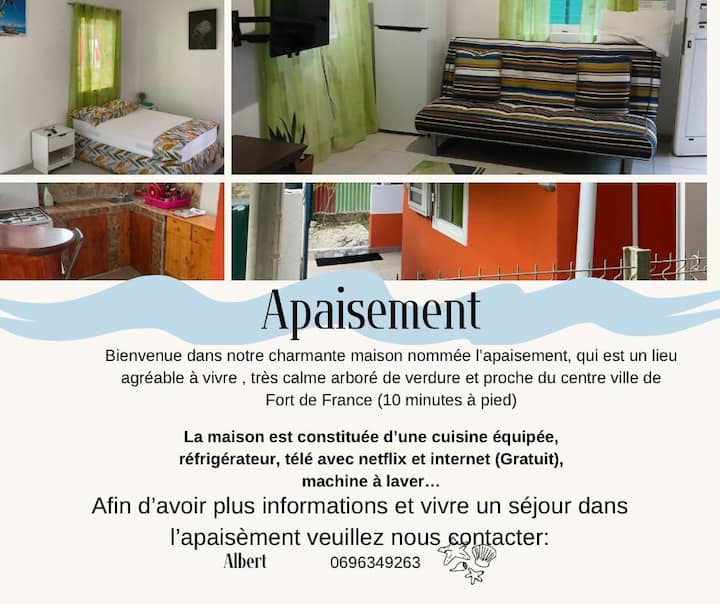 L'apaisement- Séjour, Confort, Calme Et Nature - Fort-de-France